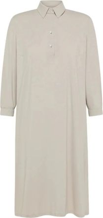 Roberto Ricci Design Rrd, Femme, Robes, Beige, Taille: 36 FR Oxford Polo Dress