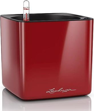 Lechuza CUBE Glossy 16 scarlet rot highgloss 13522