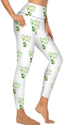 Generic Legging de yoga pour femme - Pantalon de sport irlandais pour femme - Legging de sport irlandais avec des fesses douces et fines pour lentraînement au