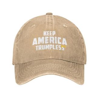 Generic Gardons LAm&eacute;rique sans Trump Unisexe Snapback Cap R&eacute;tro Ancien Casquette De Baseball Classic Casquette Trucker pour Ext&eacute;rieur Randonn&eacute;e Toutes Les Sai