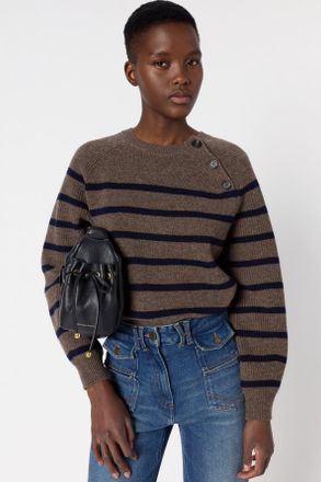 Gerard Darel Pull marini&egrave;re en laine - EDITH - Camel