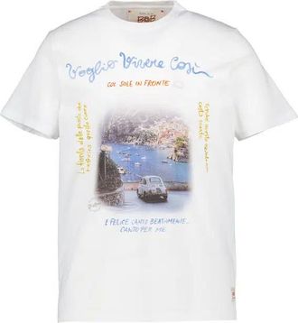Bob Herren T-Shirt wei&szlig; Baumwolle