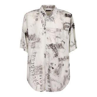 Balenciaga Herren, Shirts, Grau, SGr&ouml;&szlig;e