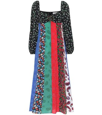 Rixo Robe longue Ivy imprimée en soie