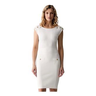 Guess Carmen Mini Dress - Femme - Robes - Beige - Taille: 36 FR