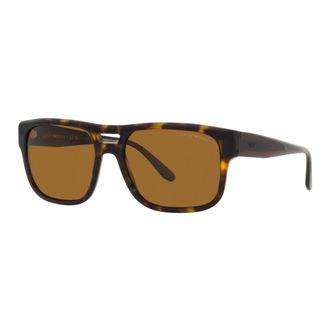 Emporio Armani Homme, Accessoires, Brun, Taille: 57 MM Lunettes de soleil