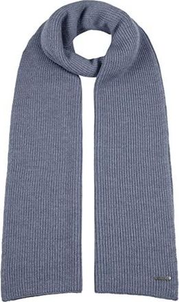 Stetson Caledonia - Écharpe unie - Élégante écharpe en laine mérinos - Fabriquée en Italie - Écharpe en laine mérinos - Pour homme et femme - Automne/hiver, b