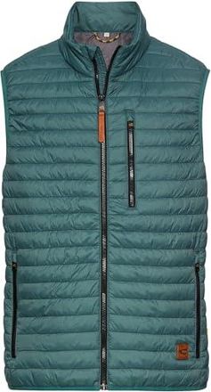 Camel Active 460980-5e52 Gilet, Vert fonc&eacute;, 58 Hommes