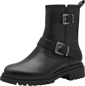Tamaris Damen Stiefelette bequem; BLACK, EU 37