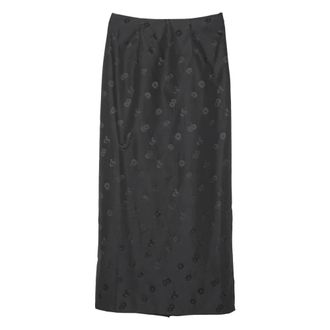 Cecilie Bahnsen Femme, Jupes, Noir, Taille: 34 FR Jupe Midi Umina