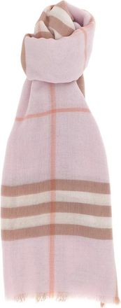 Burberry Femme, Accessoires, Rose, Taille: ONE Size Giant Check Scarf