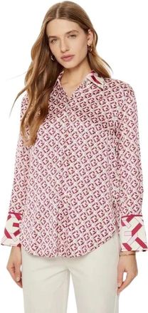 Guess Femme, Blouses et Chemises, Rose, Taille: 36 FR Alexandra Shirt