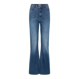 Ichi Ichi, Femme, Jeans, Bleu, Taille: W30 Ihtwiggy Flared High Waist Jeans