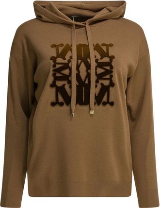 Max Mara SweaT-shirt &agrave; capuche Taddeo - Femme - Sweatshirts et sweats &agrave; capuche - Brun - Taille: 38 FR