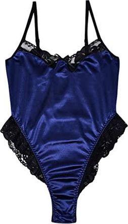 Generic Lingerie sexy porte-jarretelles pour femmes vêtements de nuit lingerie femme sexy dentelle profonde V nuisette ensemble de lingerie dentelle sexy femm