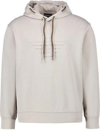 Emporio Armani Herren Hoodie beige unifarben