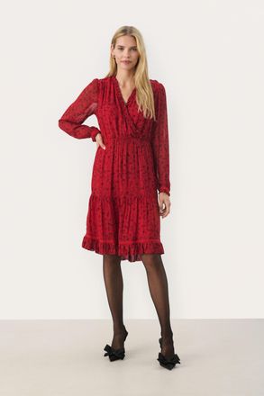 Part Two Kleid Lockere Passform red