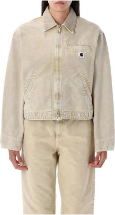 Carhartt Work in Progress Femme, Vestes, Beige, Taille: 38 FR Emery Jacket