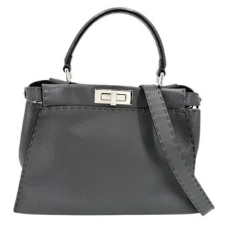 Fendi Pre-owned Peekaboo Handtasche - - Pre-owned - Damen - Grau - ONE SIZE