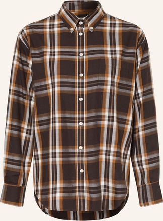 GANT Hemdbluse Aus Flanell braun
