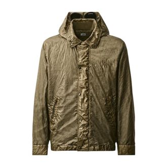 C.P. Company C.p. Company - Veste matelass&eacute;e Opal avec Goggle Hood - Homme - Vestes - Vert - Taille: L