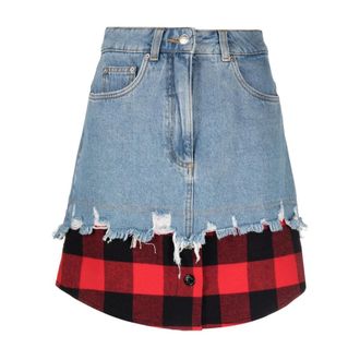 Moschino 4281 Rock - - Skirts - Damen - Blau - XS