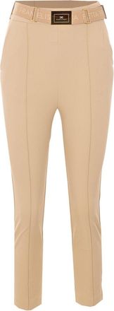 Elisabetta Franchi Pantalons D&eacute;contract&eacute;s - Beige