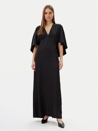 Lola Casademunt Abendkleid MS2516014 Schwarz Slim Fit