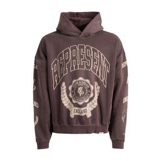 Represent Legacy Crest Hoodie - - Sweatshirts & Hoodies - Herren - Braun - 2XL