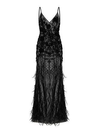 Room76 Maxi Robe - Noir