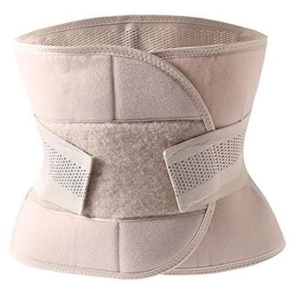 Generic Corset pour femme - Body amincissant - Body de sport solide - Corset &agrave; la taille - Sous-v&ecirc;tements &eacute;tincelants pour femme, beige, L