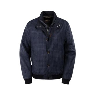 Moorer Homme, Vestes, Bleu, Taille: M Bernie Bomber