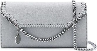 Stella McCartney Femme, Sacs, Gris, Taille: ONE Size Flap Continental Wallet