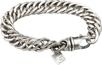 Goti Homme, Accessoires, Gris, Taille: M Chunky chain bracelet