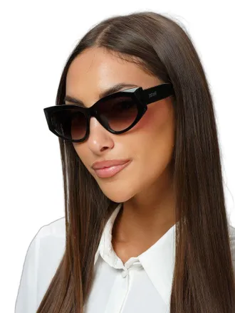 Just Cavalli SJC169 Cat-Eye Acetate Sunglasses - Black