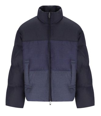 Emporio Armani VESTE REMBOURR&Eacute;E DEGRAD&Eacute; BLEUE EMPORIO ARMANI