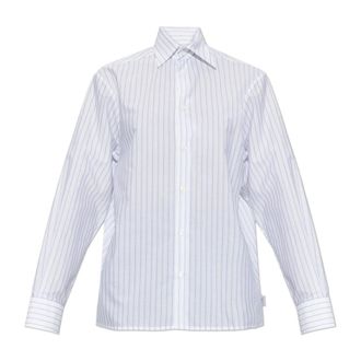 Maison Margiela Gestreiftes Hemd - - Blouses & Shirts - Damen - Wei&szlig; - XS