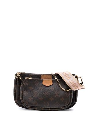 Louis Vuitton sac &agrave; bandouli&egrave;re Monogram Multi Pochette Accessoires (2021) - Marron