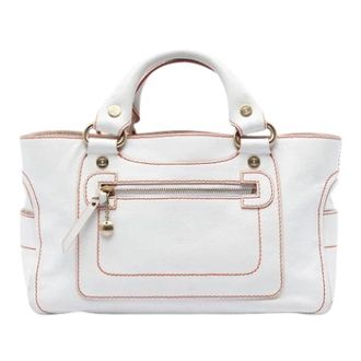 Celine Pre-owned Boogie Handtasche - - Pre-owned - Damen - Wei&szlig; - ONE SIZE