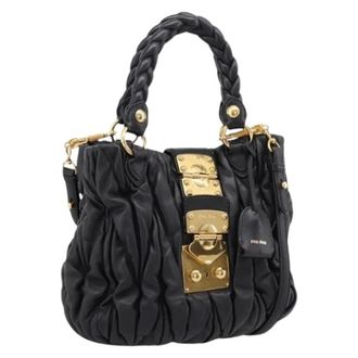 Miu Miu Pre-owned Hand Bag - - Pre-owned - Damen - Schwarzk - ONE SIZE