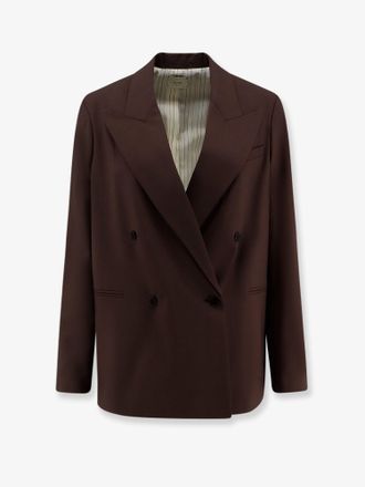 Alysi Double-breasted stretch virgin wool blazer - ALYSI - gender_Woman