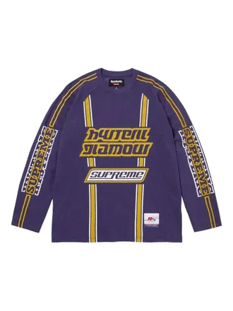 SUPREME x Hysteric Glamour t-shirt à logo imprimé - Violet