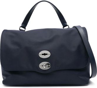 Zanellato Femme, Sacs, Bleu, Taille: ONE Size Sac &agrave; Poign&eacute;e Sup&eacute;rieure &agrave; Double Boucle