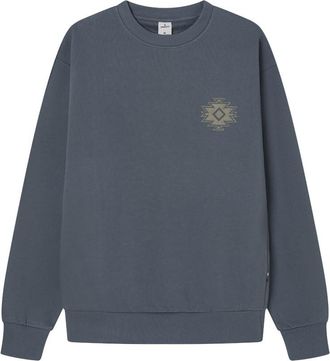 Springfield Neues Strukturhemd mit Baumstickerei, Blau, Gr&ouml;&szlig;e M