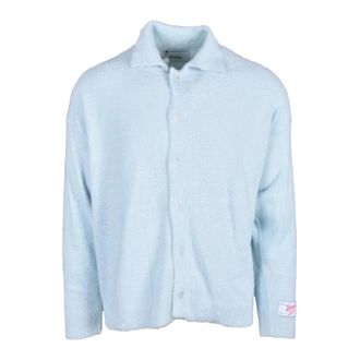 BONSAI Stylischer Cardigan aus Polyamid - - Knitwear - Herren - Blau - M