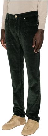 Jacob Cohen Bard Stretch Corduroy Hose - - Trousers - Herren - Gr&uuml;n - W32