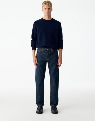 Arket OCEAN Loose Straight Jeans -Blau