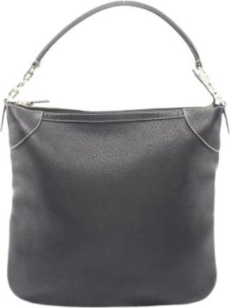 Ferragamo Sac port&eacute; &eacute;paule Pre-owned - Femme - Pre-owned - Noir - Taille: ONE Size