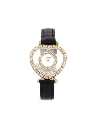 Chopard montre Happy Diamonds 26 mm pre-owned (années 1998) - Blanc