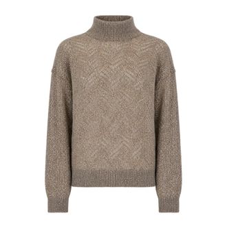Brunello Cucinelli Rollkragenpullover - - Knitwear - Damen - Grau - M